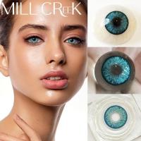 China 14.2mm Diameter 8.5mm Base Curve Custom Contact Lenses Cosplay Blue Anime Contacts for sale