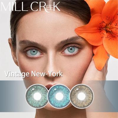 China 14.2mm Diameter 8.5mm Base Curve Custom Contact Lenses Cosplay Blue Anime Contacts for sale
