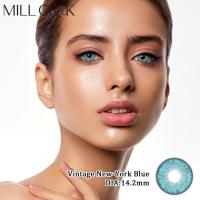 China 14.2mm Diameter 8.5mm Base Curve Custom Contact Lenses Cosplay Blue Anime Contacts for sale