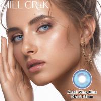China 10Dk/T Oxygen Permeability Blue Anime Contact Lenses Anime Sclera Cosplay Contacts Convenient for sale
