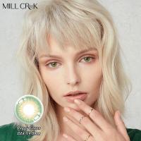 China 14.2mm Diameter Green Contact Lens Daily Disposable Contact Lenses With UV Protection for sale