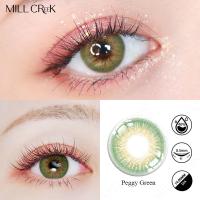 China 14.2mm Diameter Green Contact Lens Daily Disposable Contact Lenses With UV Protection for sale