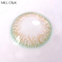 China 14.2mm Diameter Green Contact Lens Daily Disposable Contact Lenses With UV Protection for sale