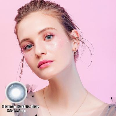 China 40% Water Content Blue Fashion Contact Lenses HEMA Material 14.5mm Diameter Monthly for sale