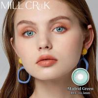 China 8.6mm Base Curve Blue Cosmetic Contacts Fashionable Skin Friendly MILLCREEK Lenses for sale