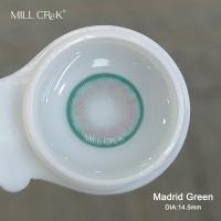 China 8.6mm Base Curve Blue Cosmetic Contacts Fashionable Skin Friendly MILLCREEK Lenses for sale