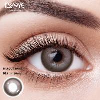 China Basque Rose Lenses For Dry Eyes 14.2mm Diameter Silicone Hydrogel With UV Protection for sale