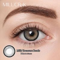 China Disposable Monthly Colored Contact Lenses 14.5mm Diameter 22Dk/T Oxygen Permeability for sale