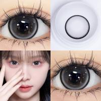 China Disposable Monthly Colored Contact Lenses 14.5mm Diameter 22Dk/T Oxygen Permeability for sale