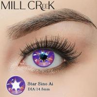 China Yearly Use Purple Contacts Cosplay Colored Eye Contacts Cosplay 8.5mm Base Curve for sale