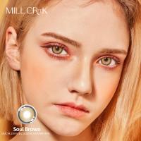 China Soul Brown Eye Contacts For Dry Eyes Watery Eyes Contact Lenses Soft 48% Water Content for sale