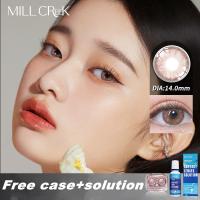 China Gem Pink Hydrogel Contact Lenses 14.2mm Diameter With 55% Water Content for sale
