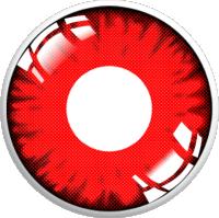 China Red Special Effect Contact Lenses 14.5mm Diameter 8.5mm Base Curve CE Certified for sale