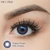 China Blue And Purple Colored Contacts Yearly 8.4-8.8mm Base Curve Comfortable for sale