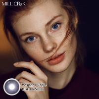 China Blue And Purple Colored Contacts Yearly 8.4-8.8mm Base Curve Comfortable for sale