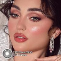 China Disposable Yearly Colored Contact Lenses 0.00~-8.00 Prescription Power 14.5mm Diameter for sale