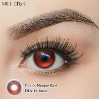 China 14.5mm Diameter Daily Contact Lenses Peach Nectar MILLCREEK Lenses With HEMA Material for sale