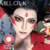China 14.2mm Diameter Halloween Cosplay Contacts Red Eye Contacts Cosplay 40% Water Content for sale