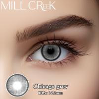 China 8.5mm Base Curve Contact Lenses Monthly Coloured Chicago Grey 14.2mm Diameter With Sleek Design for sale