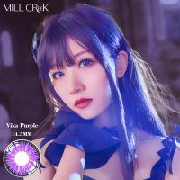 China Vika Purple Daily Lenses For Dry Eyes 14.5mm Diameter 11Dk/T Oxygen Permeability for sale
