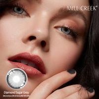 China Diamond Sugar Grey 14.5mm Contact Lenses with 8.6mm Base Curve for sale