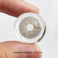 China Millcreek Angeles N Ash Grey Colored Contact Lenses with 8.5mm Base Curve and Grey and Hazel Undertones for Daily Disposable Wear for sale