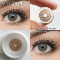 China Angeles N Amber 14.2mm Yearly Colored Contact Lenses for Natural Eye Enlargement with All-Day Comfort for sale