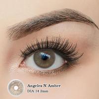 China Angeles N Amber 14.2mm Yearly Colored Contact Lenses for Natural Eye Enlargement with All-Day Comfort for sale