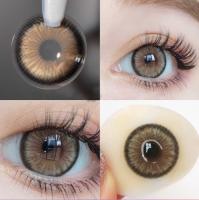 China MILLCREEK Diamond Sugar Brown 14.5mm Yearly Design Daily Disposable Lenses with Warm Brown Tone and CE & ISO Certification for sale