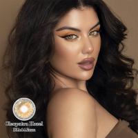 China Cleopatra Hazel Yearly Colored Contact Lenses with 14.2mm Diameter and Base Curve 8.5 for Natural Eye Depth for sale