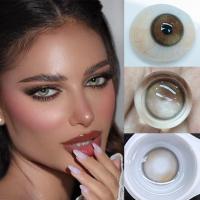 China 14.2mm Diameter Soft Brown Tone Colored Contact Lenses for Natural Daily Enhancement for sale
