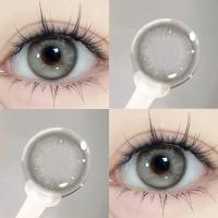 China Frozen Grey Colored Contact Lenses with 40% Water Content and 14.2mm Diameter for Yearly Wear for sale