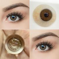 China Awaken Bloom Brown Colored Contact Lens with 14.5mm Diameter and 40% Water Content - CE & ISO Certified Yearly Lens for sale
