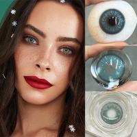 China MILLCREEK Awaken Bloom Green Yearly Colored Contact Lenses with 40% Water Content and CE & ISO Certification for sale
