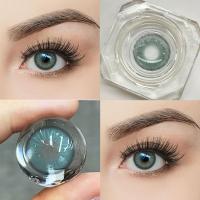 China MILLCREEK Awaken Bloom Green Yearly Colored Contact Lenses with 40% Water Content and CE & ISO Certification for sale