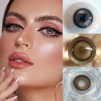 China MILLCREEK Chocolate Mocha Yearly Colored Contact Lenses with 40% Water Content and Base Curve 8.5 for Comfortable Wear for sale