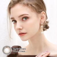 China Tigris Brown Yearly Colored Contact Lenses with 14.2mm Diameter and 40% Water Content CE ISO Certified for sale