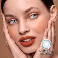 China MillCReeK La Girl Blue Silicone Hydrogel Contact Lens with 40% Water Content, 14.2mm Diameter, CE & ISO Certified Yearly Colored Contacts for sale