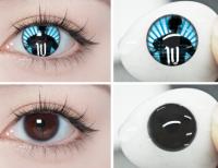 China MILLCREEK Messi Blue Colored Prescription Contacts – Annual Lenses with 40% Water Content and 8.5 Base Curve for sale