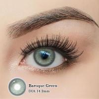China MillCReeK Baroque Green 14.2mm Daily Disposable Contact Lenses with 40% Water Content for All-Day Comfort for sale