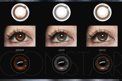 China MillCReeK Highlight Series Colored Prescription Contacts with 40% Water Content, Base Curve 8.5, and CE & ISO Certified for Yearly Wear for sale