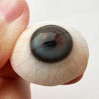 China Cream Blue 14.5mm Diameter Colored Contacts with 40% Water Content and 8.5 Base Curve for Natural Big Eye Effect for sale