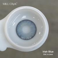 China Irish Blue 14.2mm Diameter Light Blue Daily Disposable Contact Lenses with 40% Water Content and CE & ISO Certification for sale