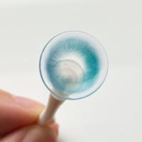 China Peach Nectar Blue 14.5mm UV Blocking Contact Lenses with 40% Water Content for Blondes - Annual Wear for sale