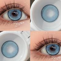 China Boston Blue 14.2mm Diameter Yearly Contact Lenses with 40% Water Content and Base Curve 8.5 for Comfortable Long-Term Wear for sale