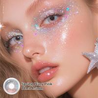 China Spring Diary Pink 14.5mm Diameter Yearly Disposable Contact Lens with 40% Water Content and CE ISO Certification for sale
