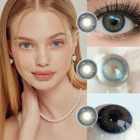 China Hybrid Kitten Blue Colored Contact Lens with 40% Water Content and Base Curve 8.5 for Yearly Wear for sale
