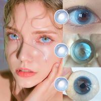 China Wholesale Shepherdess Blue 14.5mm Diameter Yearly Colored Contact Lenses with Comfort-Focused Design for sale