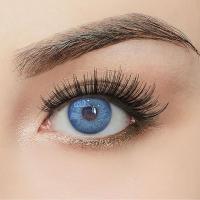 China Sydney Blue 14.5mm Diameter Yearly Colored Contact Lenses with High Moisture Content for sale