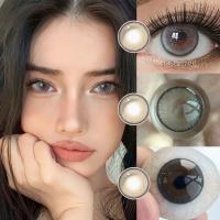 China Mill Creek New Arrivals 14.5mm Korean Soft Cosmetic Contact Lenses Yearly Use Three Tone 40% Water Content 8.5mm Base Curve for sale